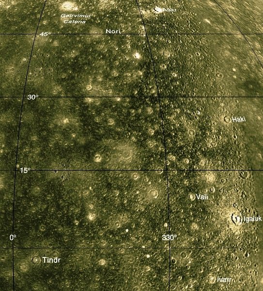 Jupiter Galilean Moon Callisto - Real World Globes