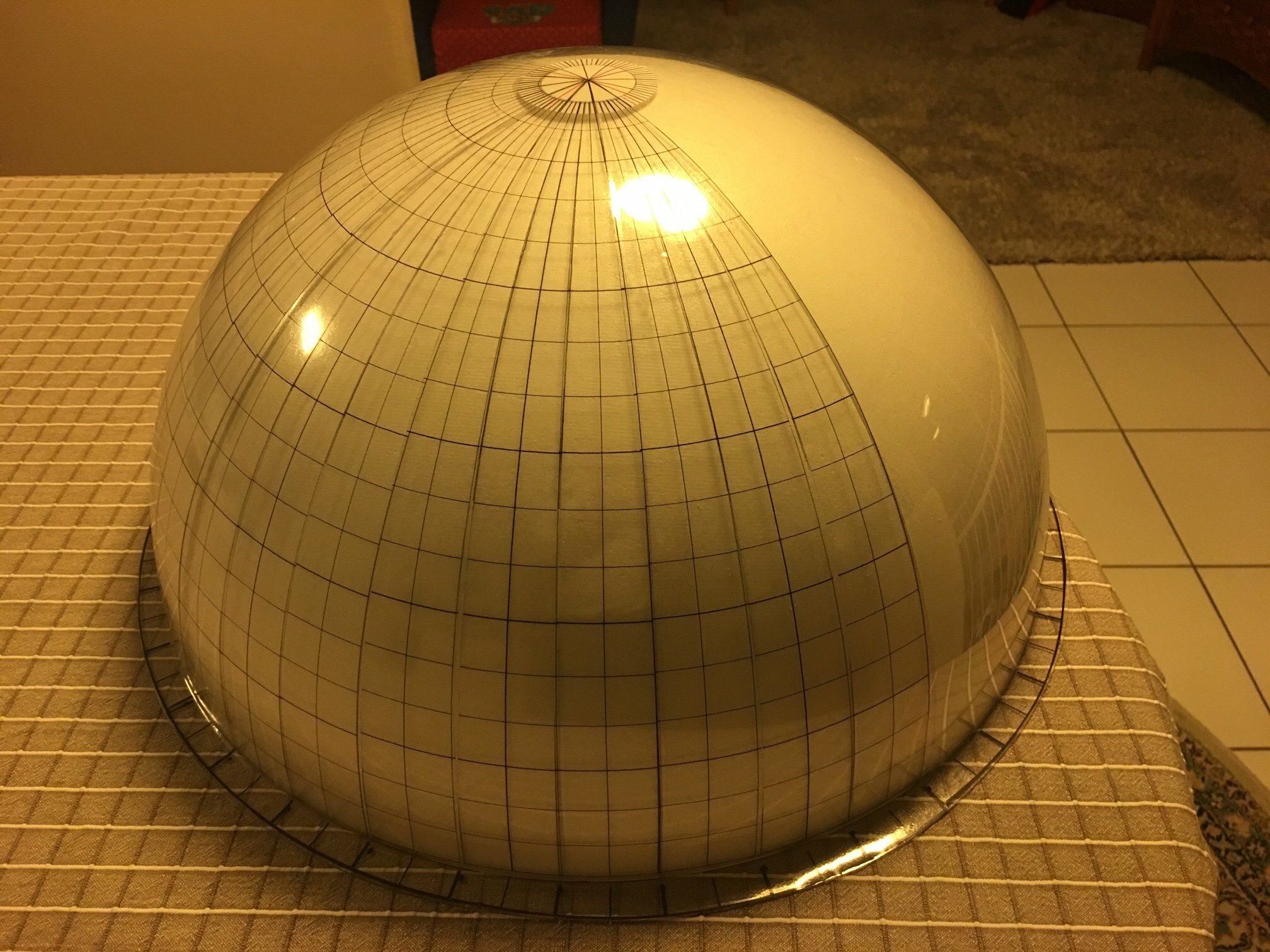 Hemisphere - Clear Dome - Real World Globes