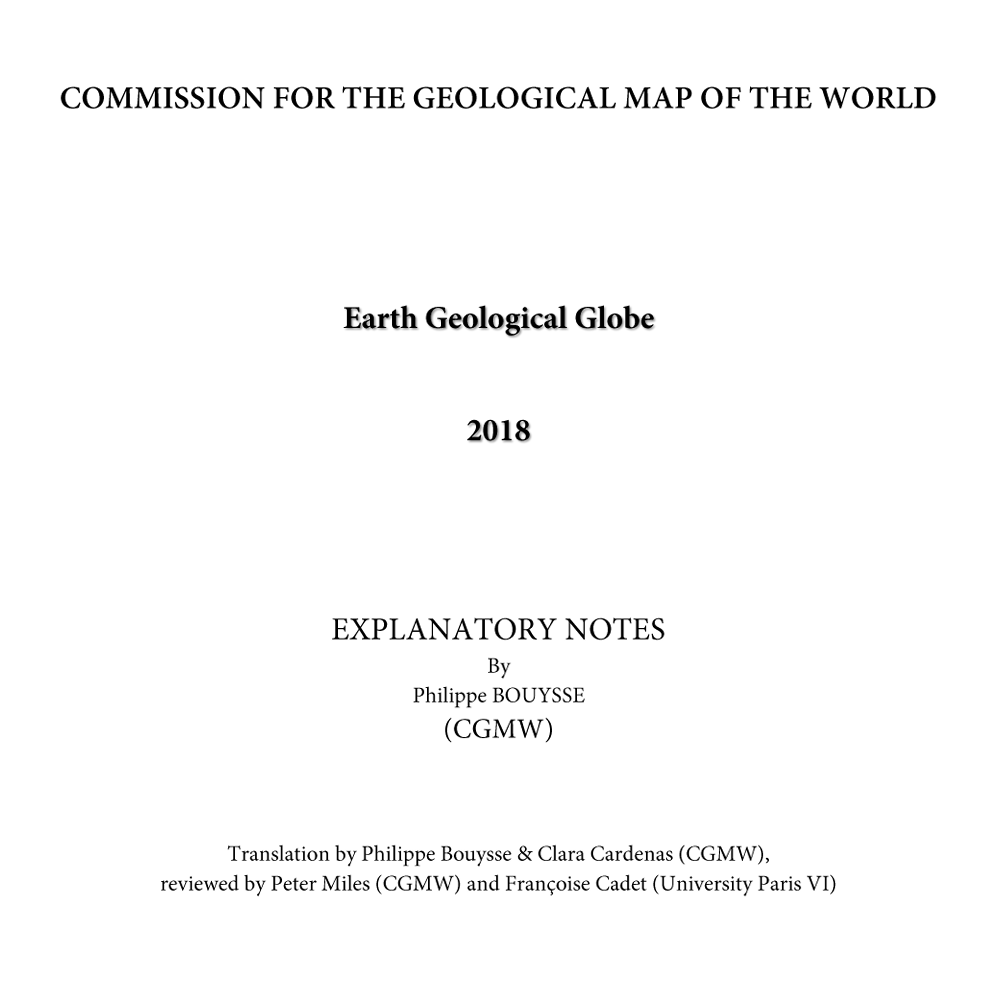 Geology Globe Color Chart and Explanatory Notes - Real World Globes